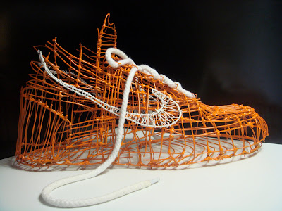 John Chacon Art: WIRE NIKE SHOE