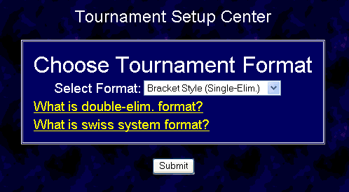 TD Pak: Creating a Tournament on Cases Ladder System