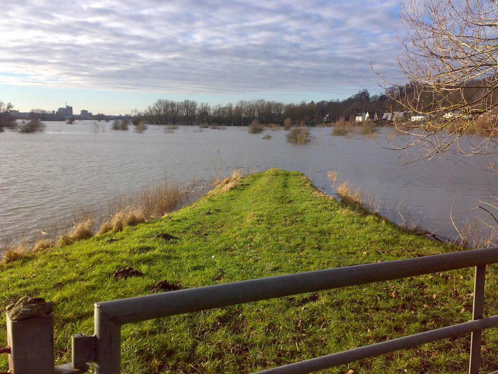 a dos mil kilometros: Delta del rio Rhin