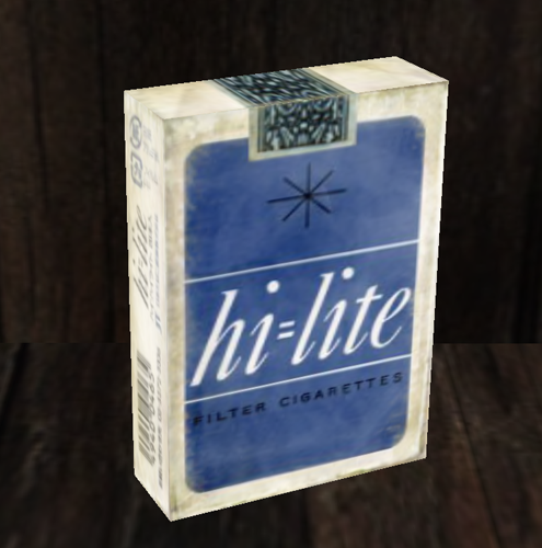 Shop N326. Second life: CHERRY & JPS cigarette box