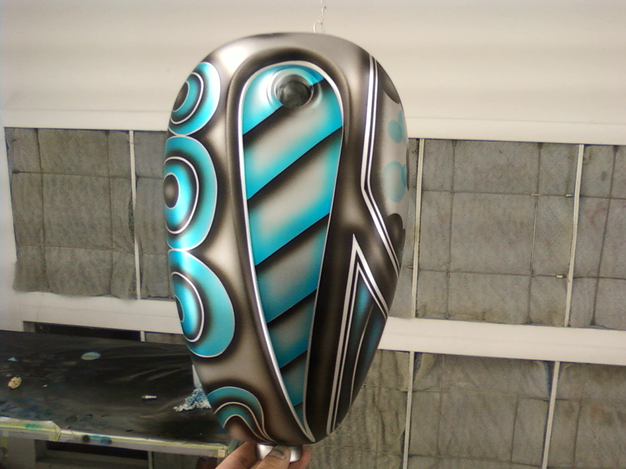 Kustom paint by One Shot Kustoms: Paint job for King Kustoms
