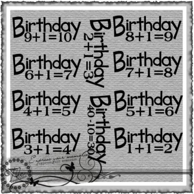 Create with TLC: Birthday Plus One.....