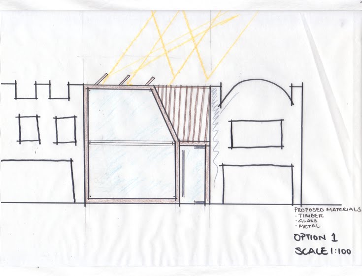 TIM-ZHAO-ARCH1201: PROJECT III: NEWTOWN ART GALLERY - Concept Elevations