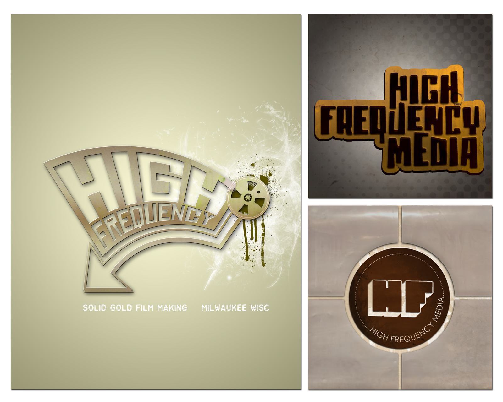 Adam Widener Design Stuff: HIGH FREQUENCY MEDIA LOGO RE-BRANDING