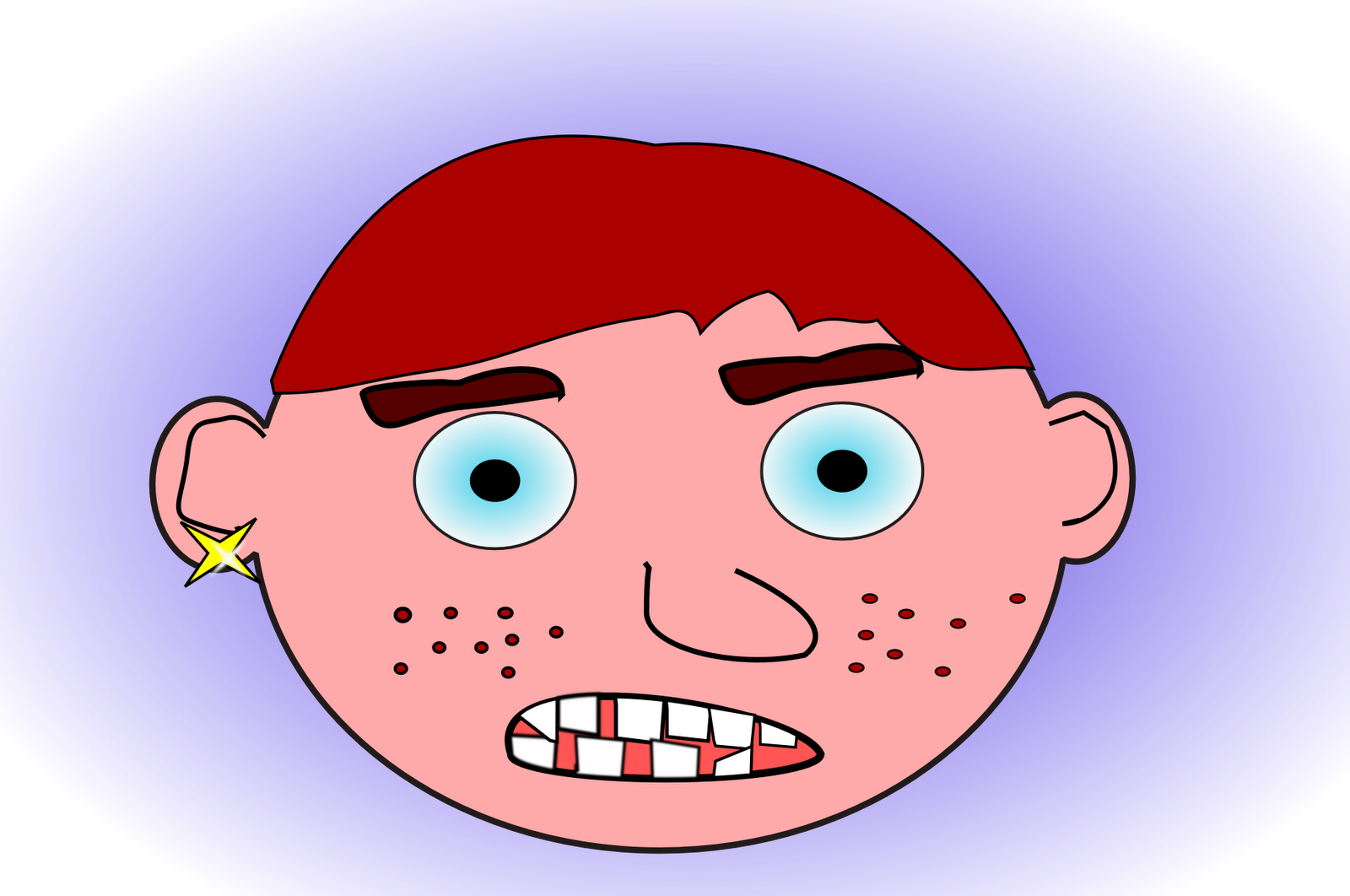 Megan B-digital art: My Cartoon Head