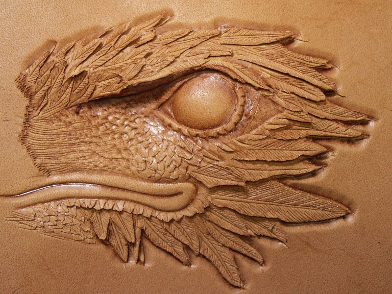 Badlands Leather Art: Eagle Eye