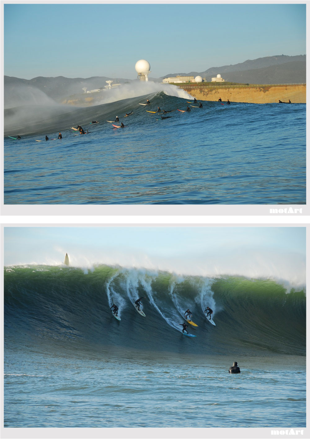 MotArt: Surfing Mavericks