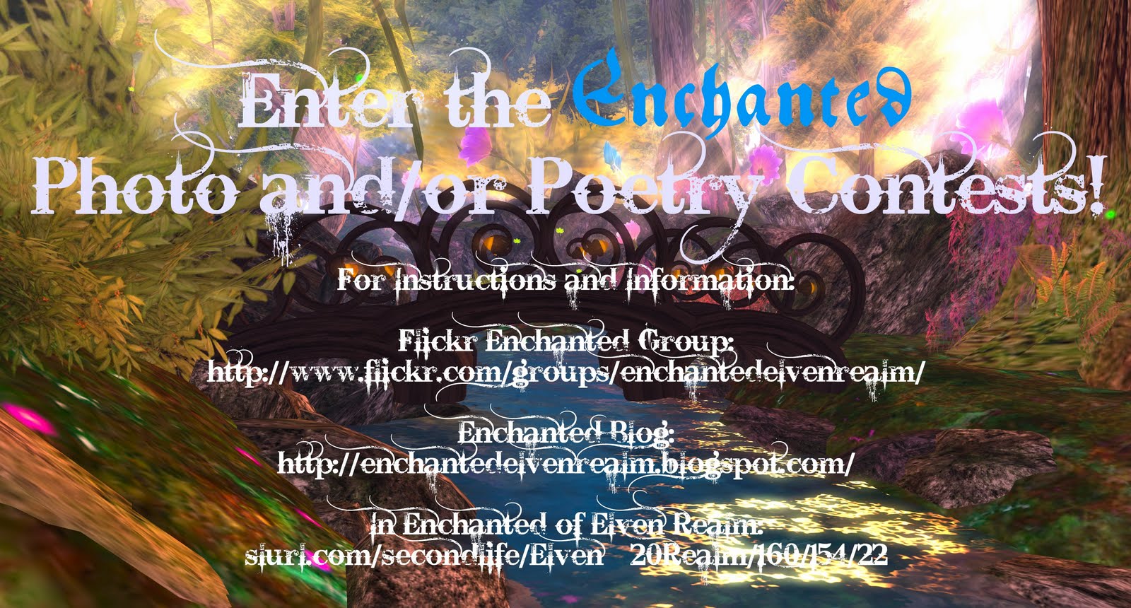 Enchanted: Enchanted Photo and Poetry Contest!