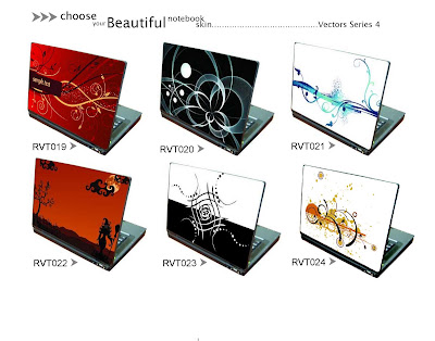 Laptop Vinyl Decals - Vectors