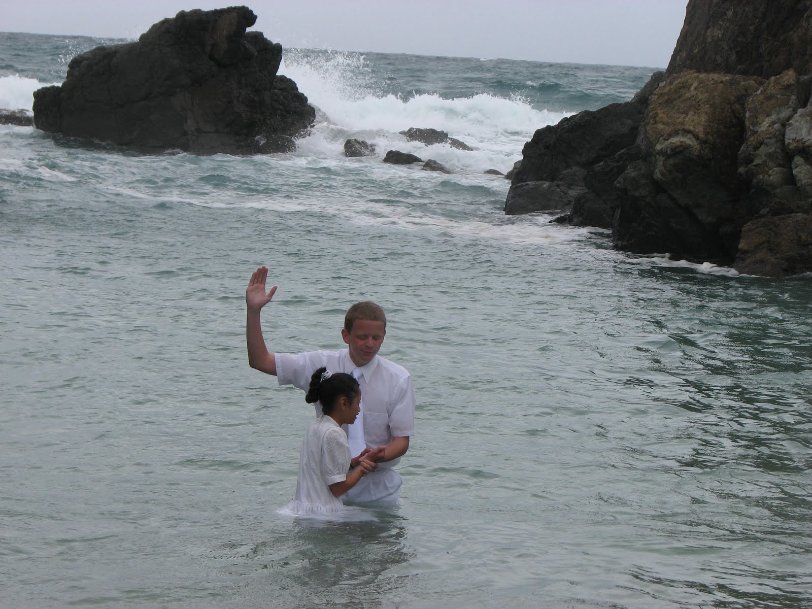New Zealand Auckland Mission: An Ocean Baptism!