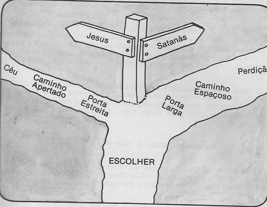 O Mestre: OS DOIS CAMINHOS (Mt. 7:13,14)