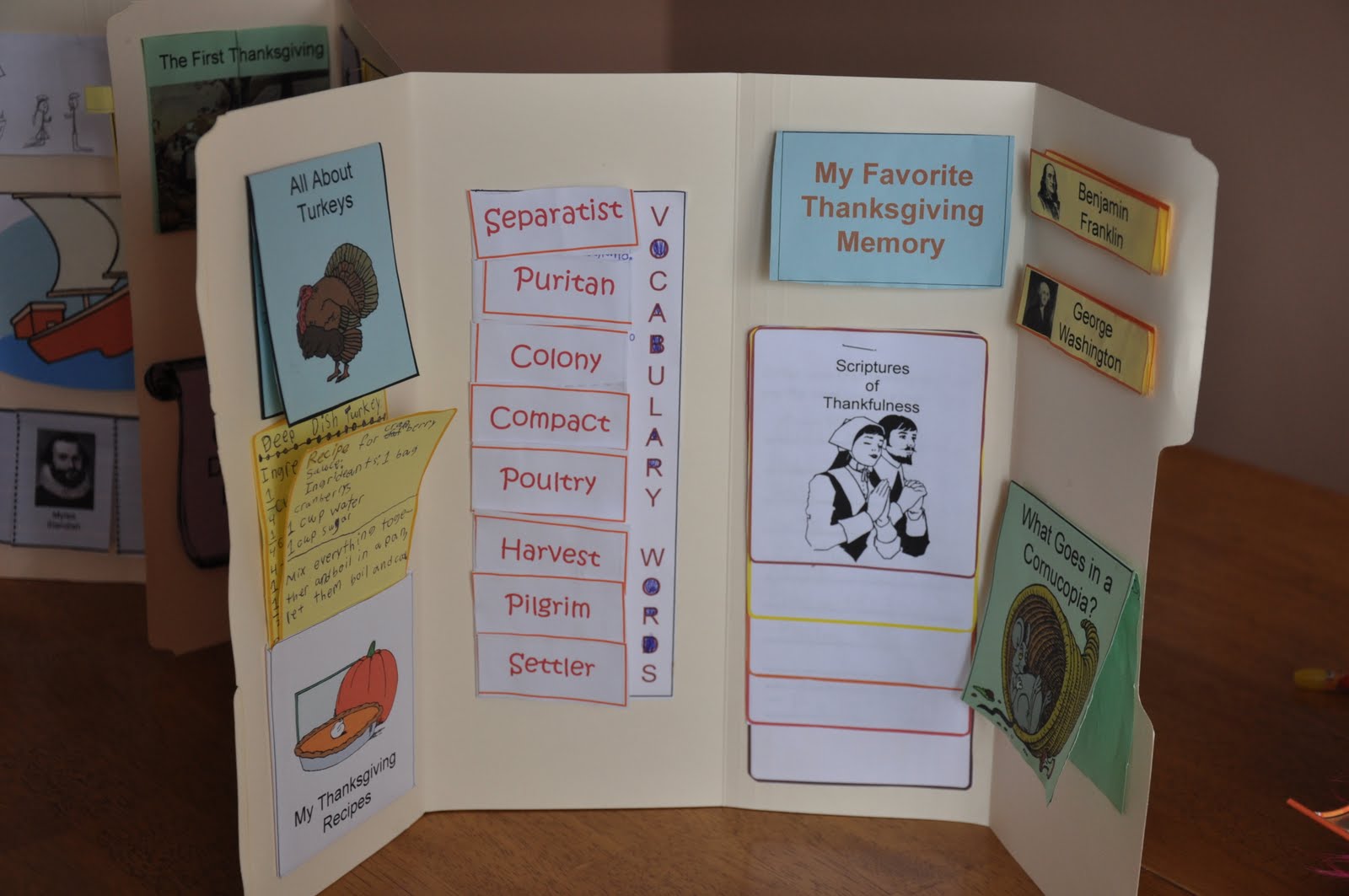 .: Thanksgiving Lapbook