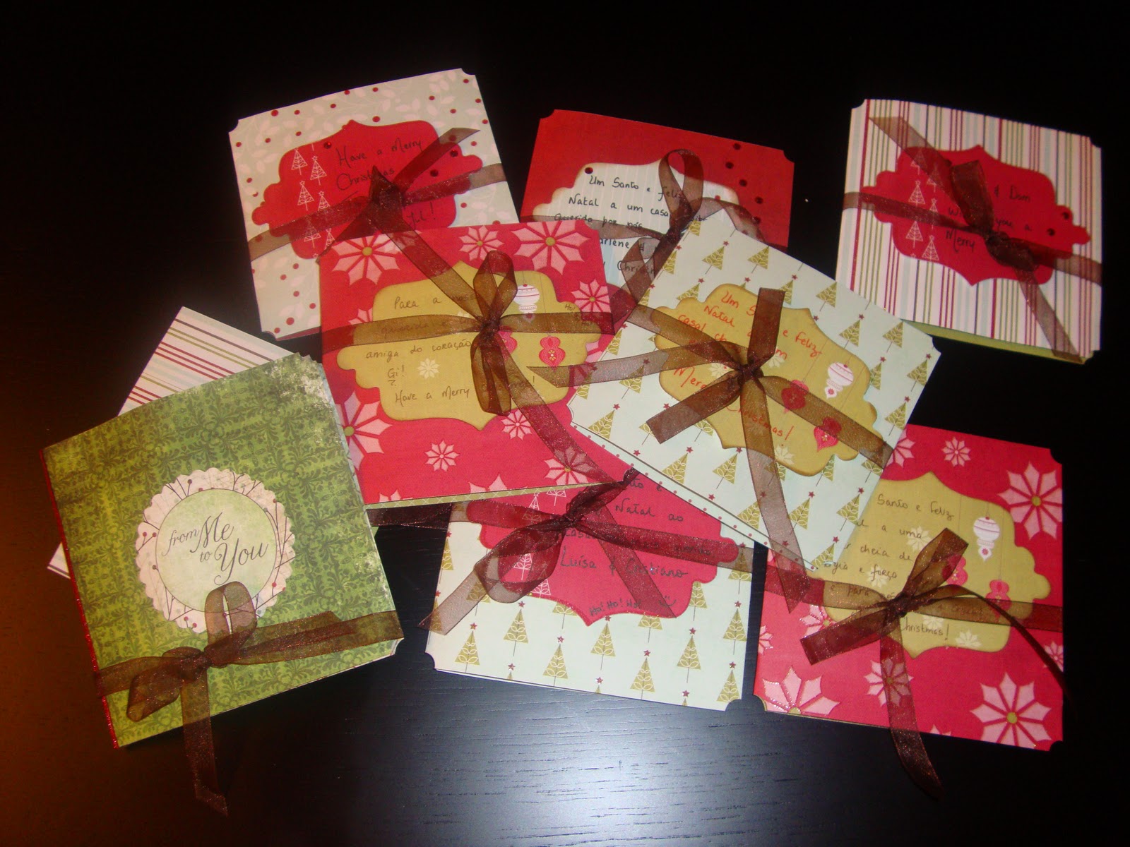 Atelier Chantel: Postais feitos à mão :)