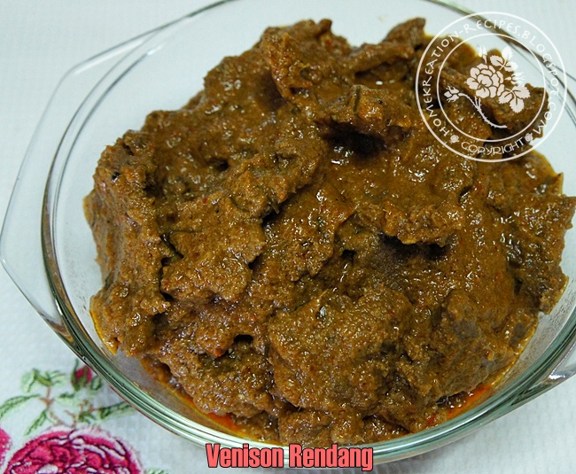 HomeKreation - Kitchen Corner: Venison Rendang (Rendang Daging Rusa)