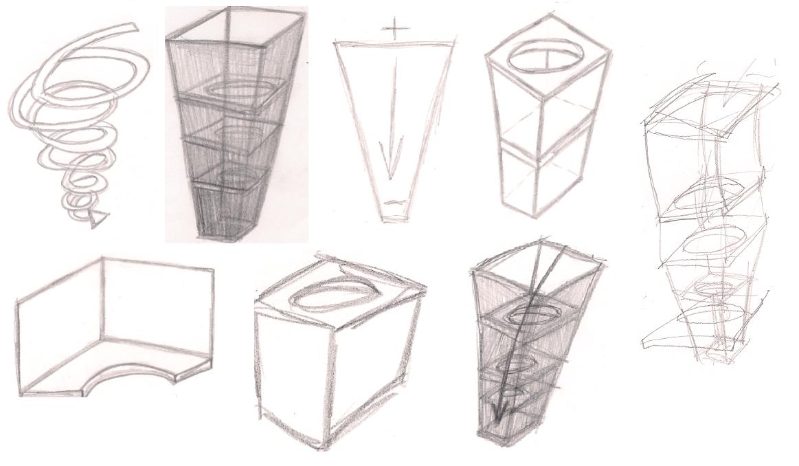 Arch 1201: studio three: Conceptual Design Sketches: