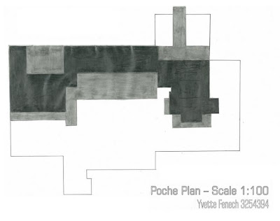 Arch 1201: studio three: Final Poche Plan and Section: