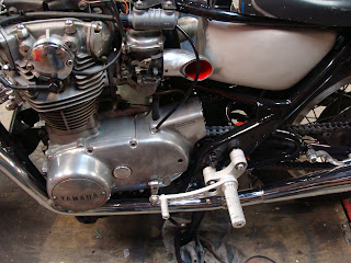 RAS Moto: Yamaha XS650 Rearset Controls