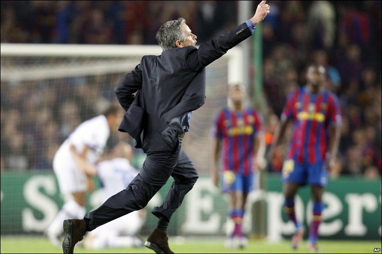 Student Sports News: Jose's Inter hold on against mighty Barcelona to ...