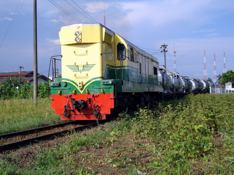 Indonesian Locomotive Train: Locomotive Diesel Electric BB 201
