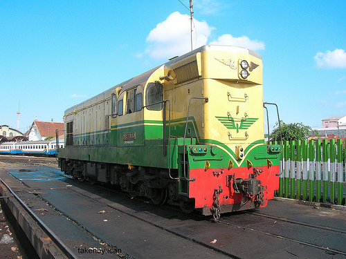 Indonesian Locomotive Train: Locomotive Diesel Electric BB 201