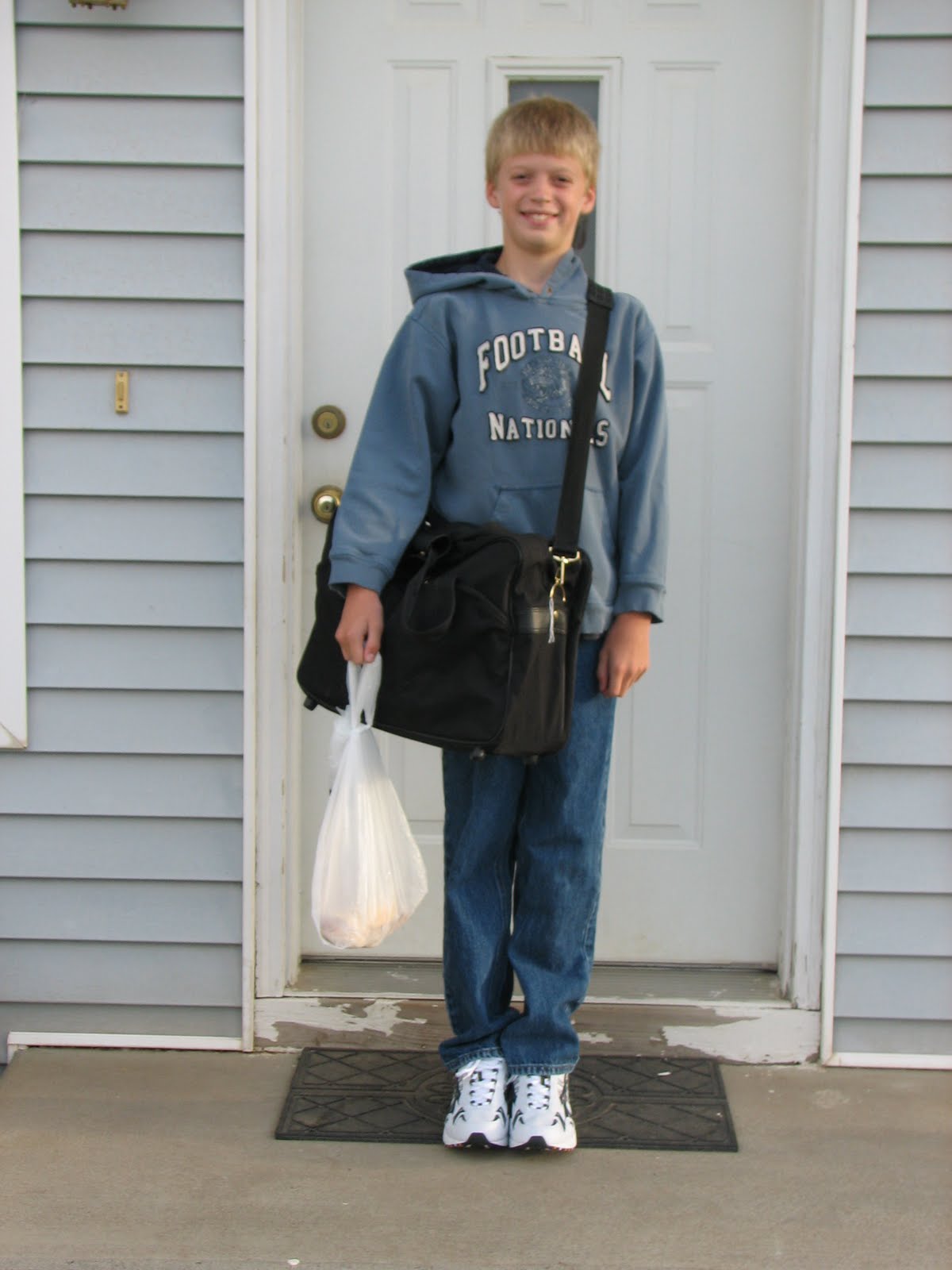 Our Joyful Journey (Detours Included): Boys First Day of School