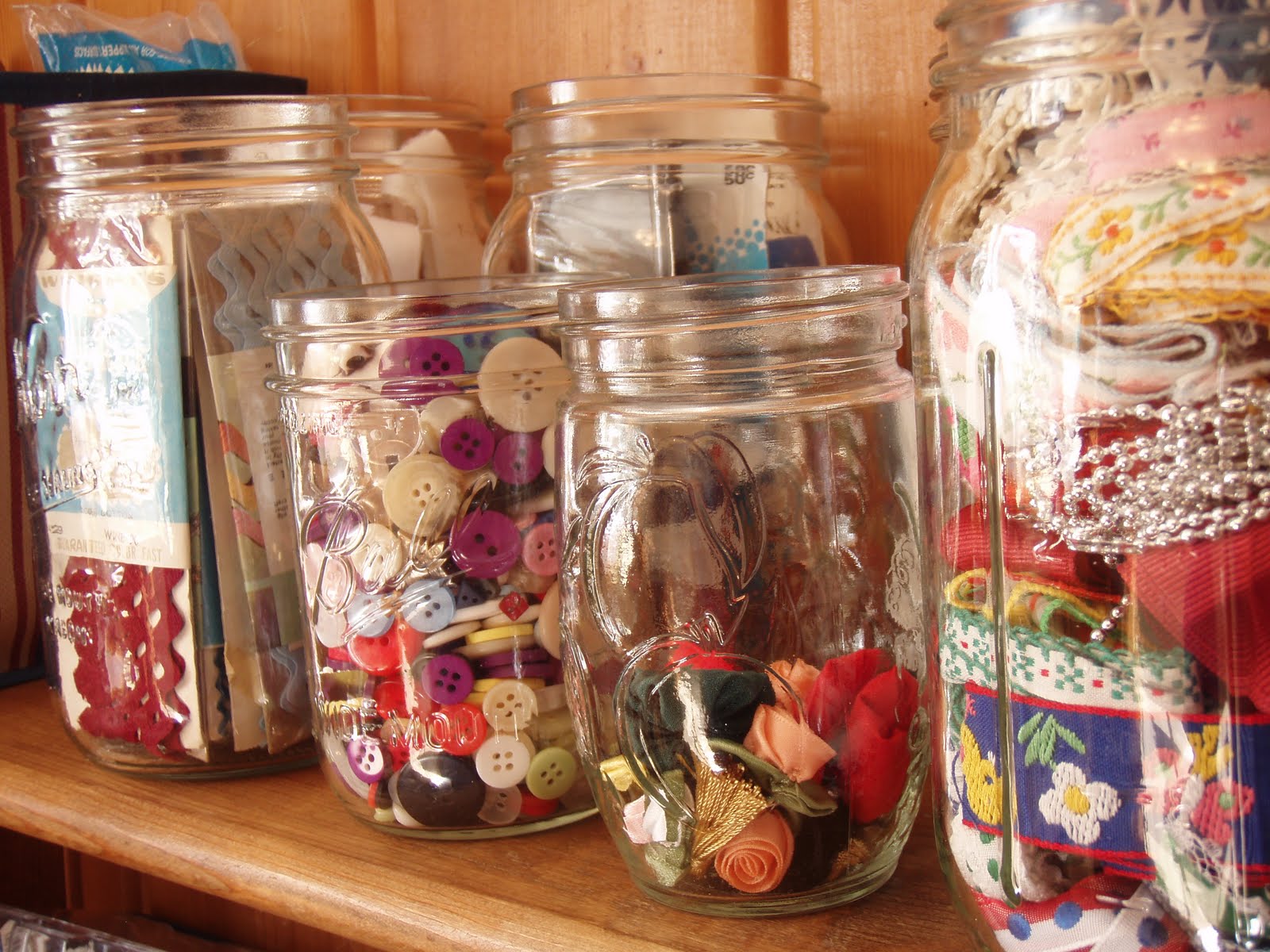 Outside the box!: Finally, an organized sewing nook!