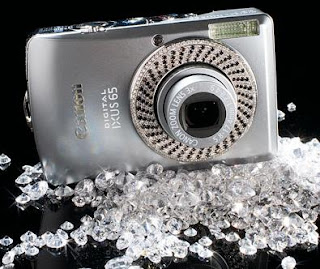 Diamond Collection: Diamond-encrusted Canon IXUS camera