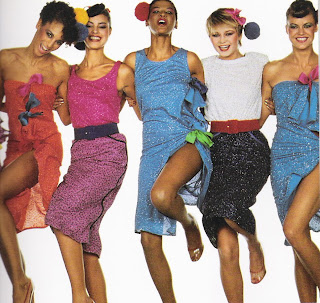 Melhores Decadas: Roupas femininas dos anos 80.