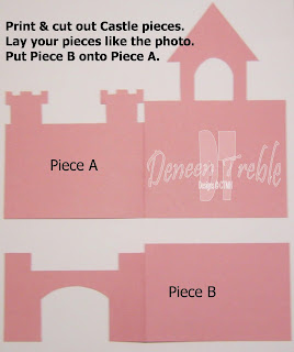A Path of Paper: Castle Card, Template & Instructions
