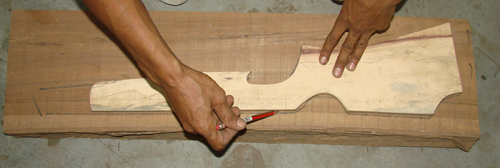 " Broken Sights ": Custom Made Ginb Stock for HW35