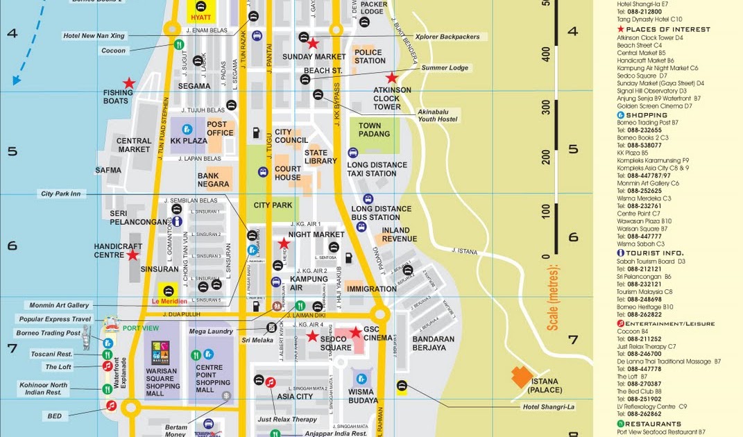 My Kota Kinabalu trip: Maps