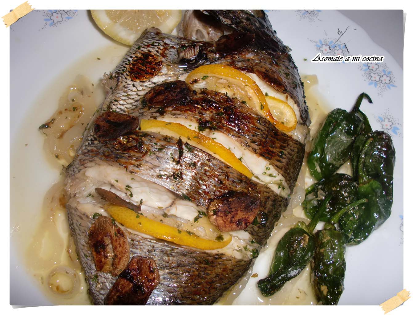 Sargo al horno