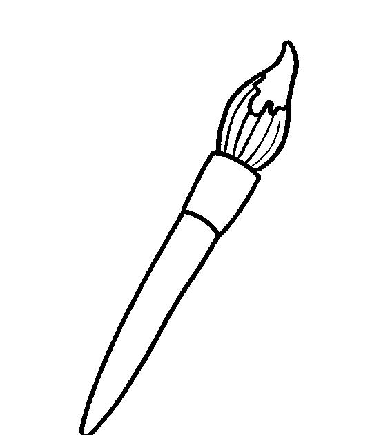 DESENHO DE PINCEL PARA COLORIR NO PAINT , DESENHOS GRATUITAMENTE PARA ...