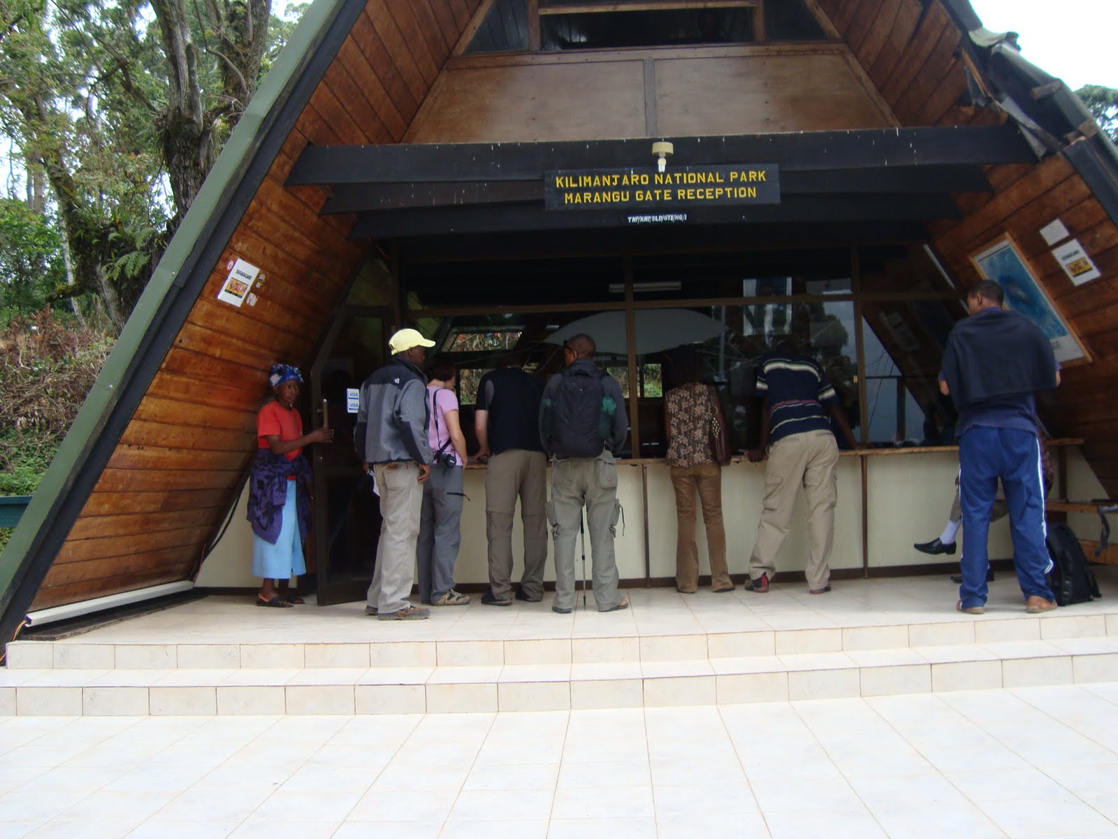 T-E-M-B-E-A Tanzania: Marangu Gate