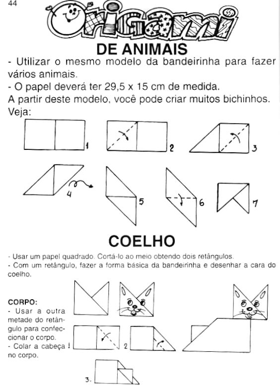 Vários animais com Origami | Pra Gente Miúda