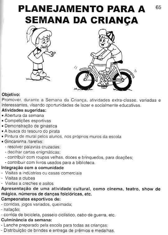 CANTINHO DA PROF. IVANI GULARTE: PROJETO SEMANA DA CRIANÇA