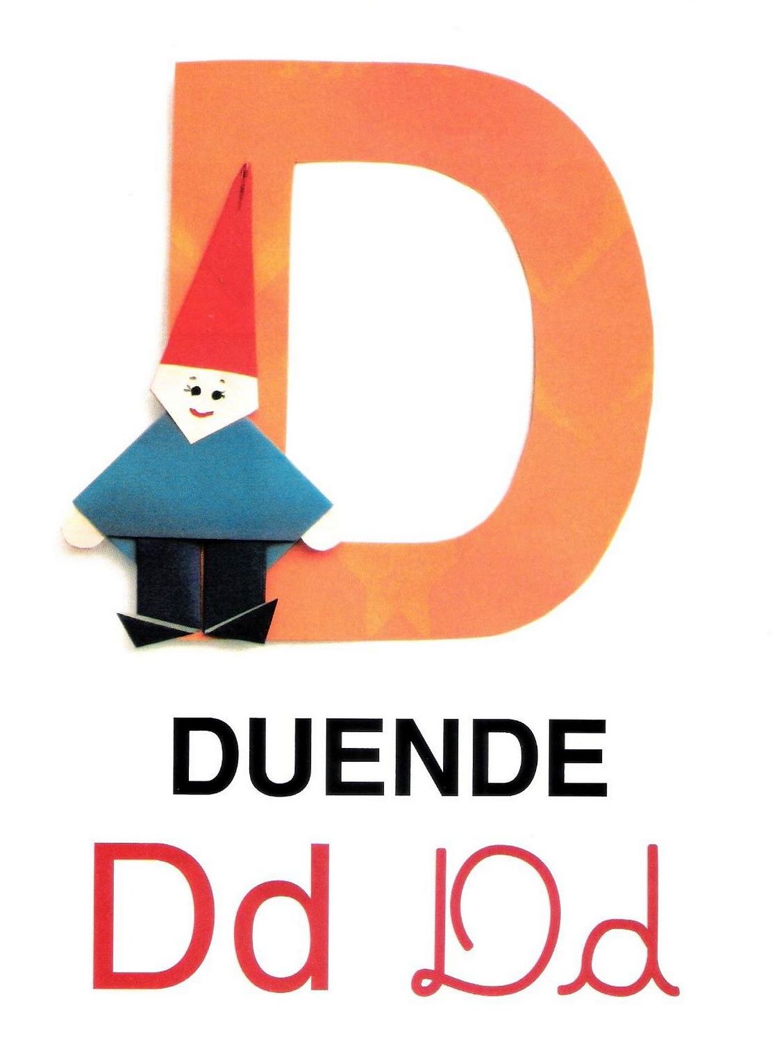 Letra D - Alfabeto Origami | Pra Gente Miúda