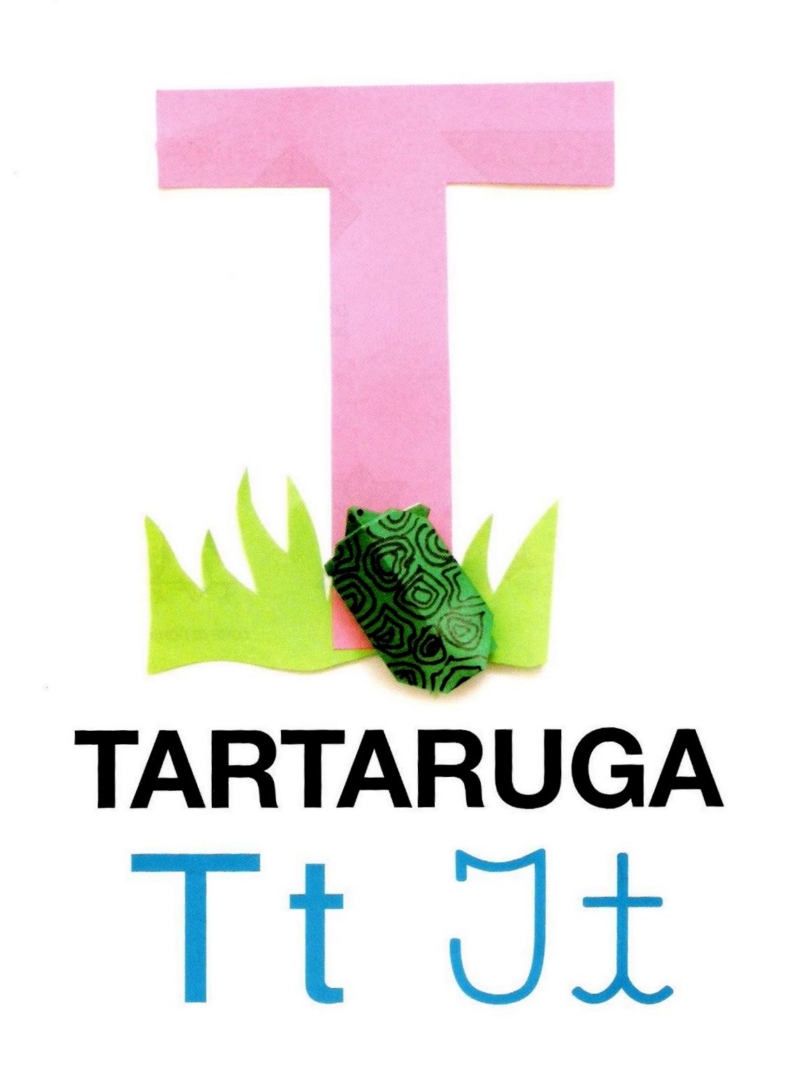 Letra T - Alfabeto Origami | Pra Gente Miúda