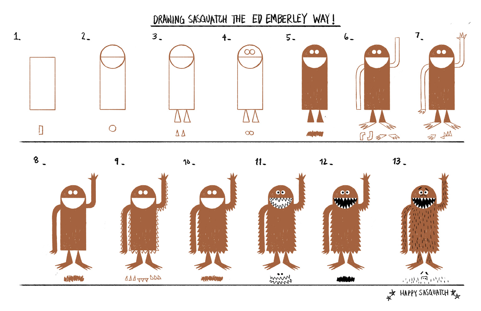 Nate Wragg Art and Illustration: Ed Emberley Tribute