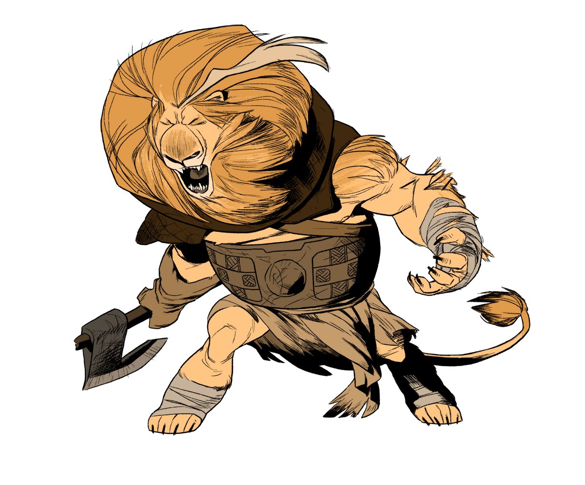 sockdrawer: Lion Gladiator