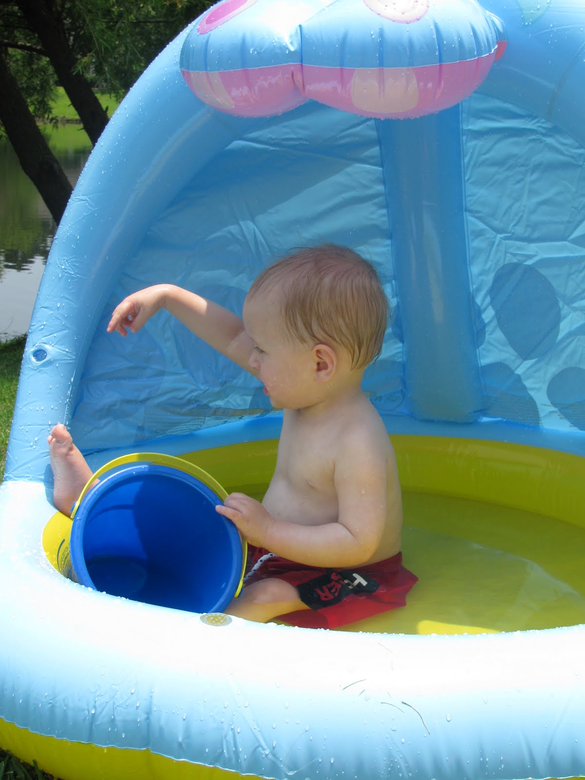 Morgan Family: Bare Bottoms & Baby Pools