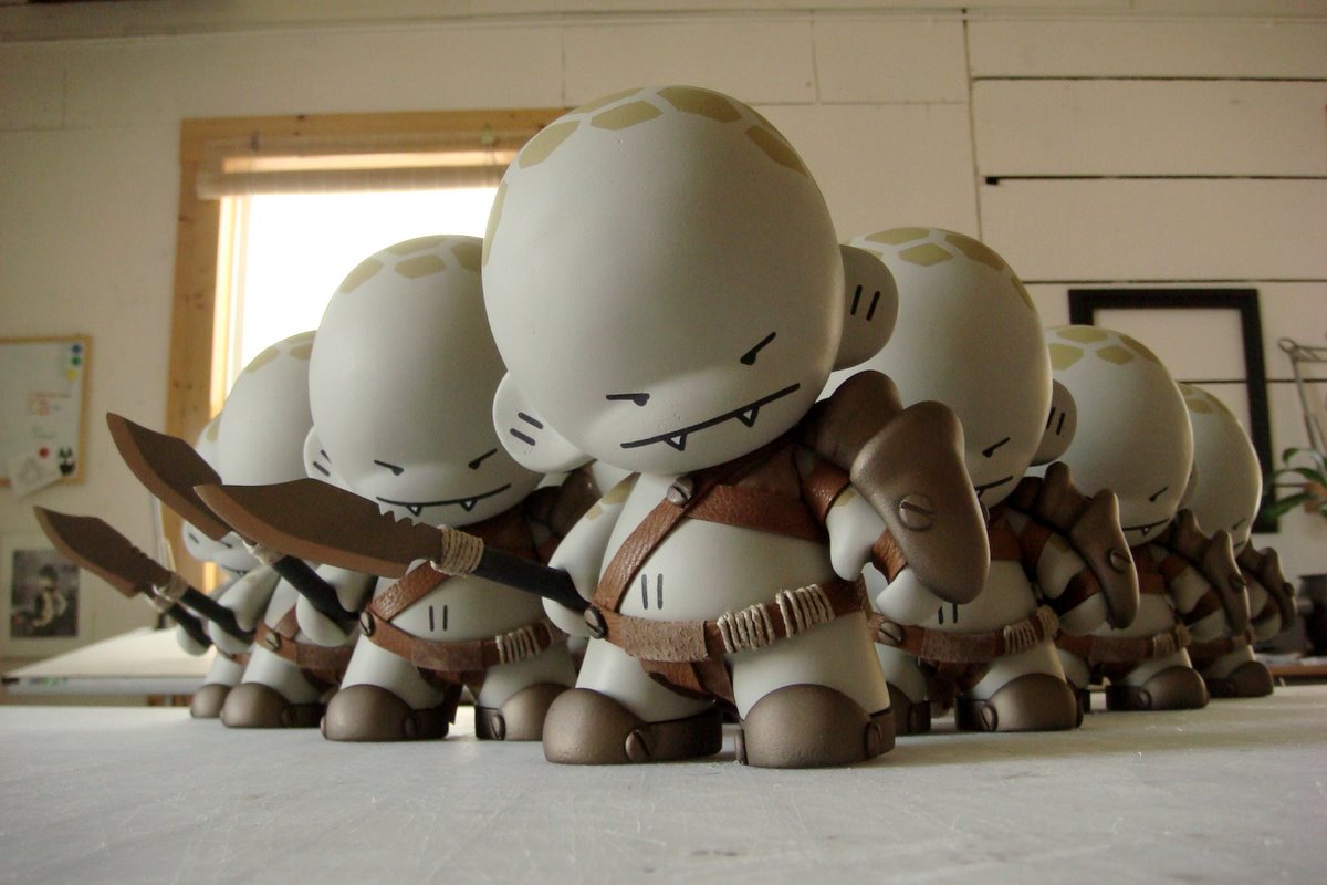 The Blot Says...: Pit Fighter Nibbles Custom Munny by Huck Gee