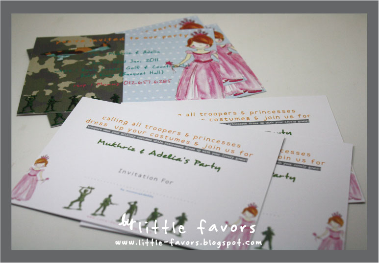 Birthday Party Favors: Military Theme