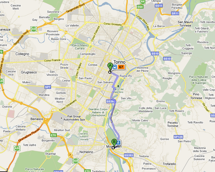 2010 Competition: How to get to Moncalieri