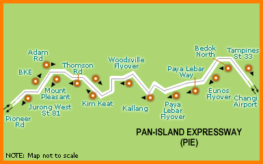 Traffic Info: Pan-Island Expressway (PIE) Traffic Info