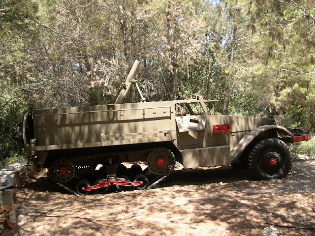 IDF ARMOR חיל השריון-צה"ל: M2 M3 Half Tracks in the IDF service זחל"מים ...