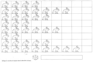Maternelle: Compter les lapins