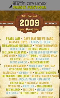 Sofia, Santiago, Lucia, y El Machuca: 2009 ACL Lineup