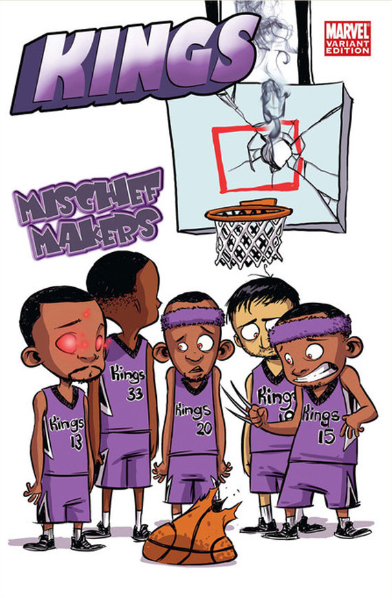 Da Spot: ESPN x Marvel Comics – NBA Team Covers