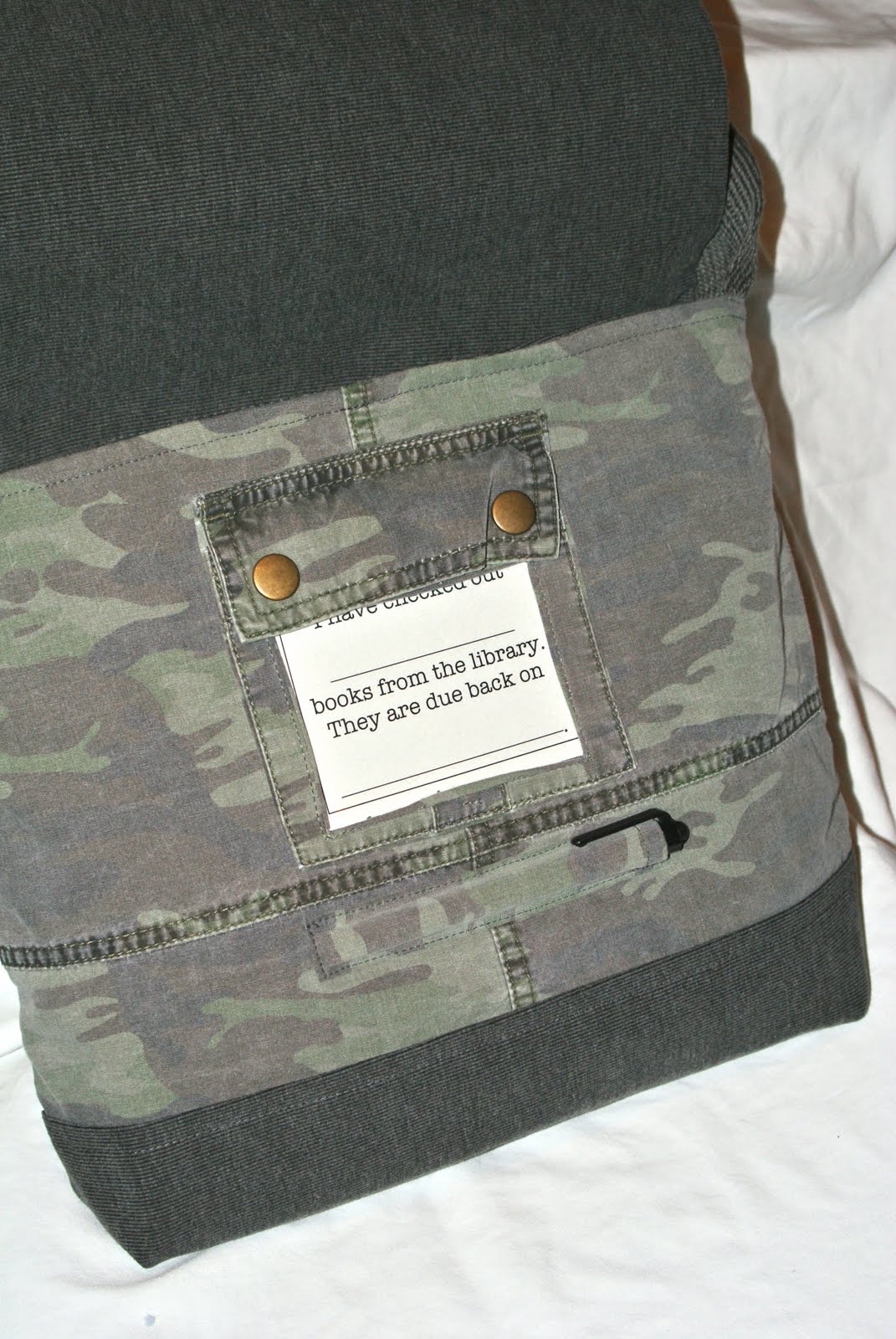 Second Chances by Susan: Library Book Bags